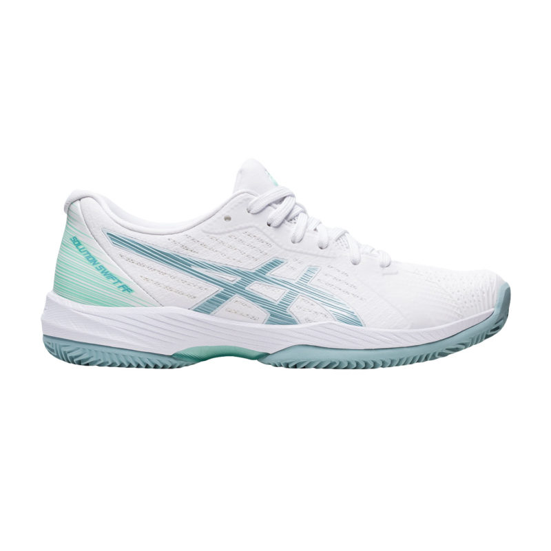 Asics - Solution Swift FF Clay (White/Smoke blue) - Rapid String