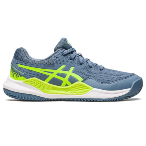 Asics - GEL Resolution 9 GS (Steel Blue/Hazard Green) - Rapid String